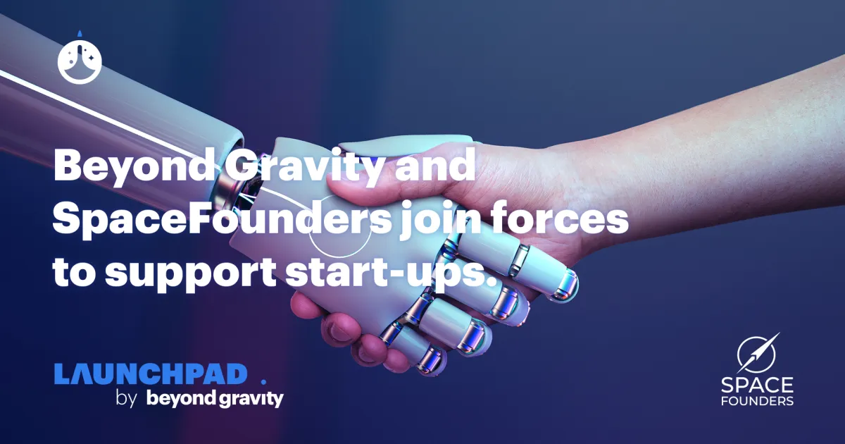 Beyond Gravity and SpaceFounders join forces to support start-ups | Beyond Gravity