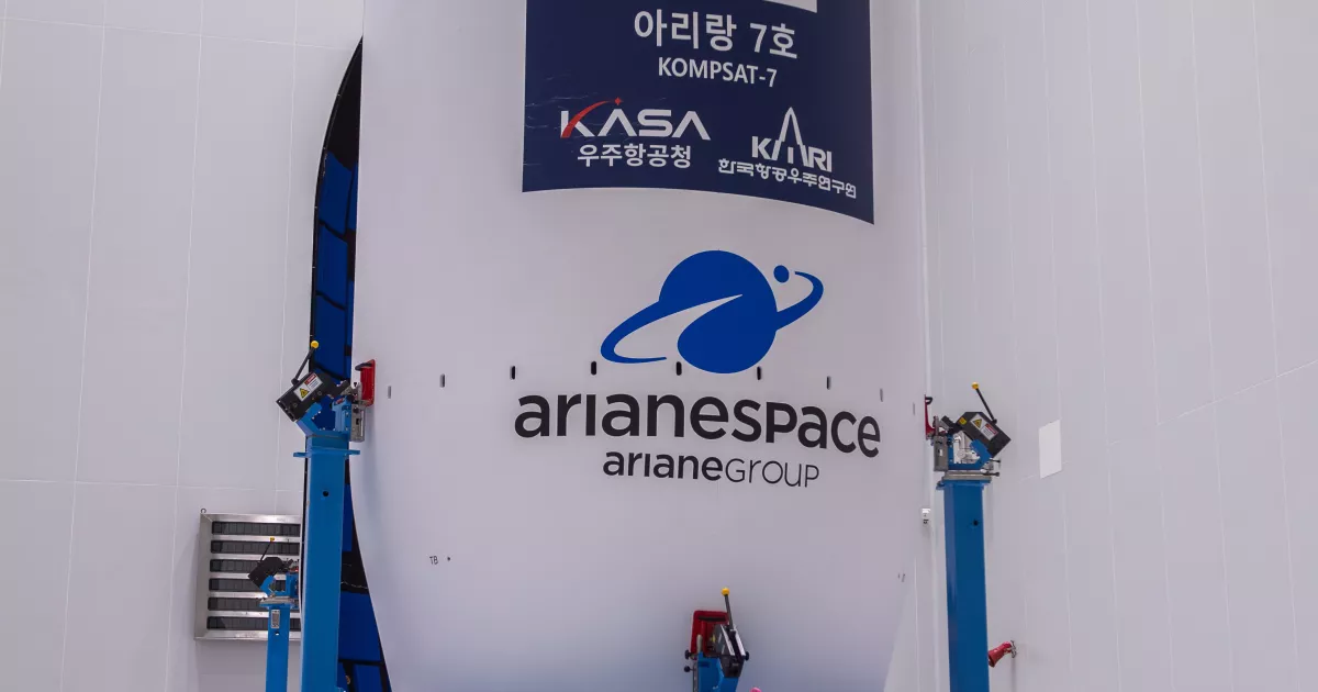 Vega-C launch vehicle launches KOMPSAT-7 Earth observation satellite ...